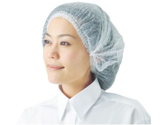 【商品説明】●通気性のよい不織布を使用しているので蒸れません。●衛生帽のインナーとして装着すれば、より異物混入防止の効果を高めます。●来客用のキャップとしても使用できます。【仕様】●型番：TRDC-01●入数：100枚●色：ホワイト ●サイ...