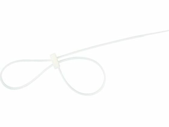 【商品説明】●結束後も挿入部の爪を押せばケーブルタイのゆるめが可能です。●二つの束線を固定したり、分割できます。●ひとつのバンドで種々の大きさの束線に対応します。【仕様】●型番：TRDCV-370●入数：100本●色：白　●幅（mm）：4．...