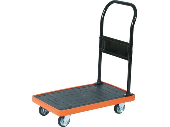 【商品説明】●荷台の全周に緩衝ゴムを巻き、ぶつけても傷を付けにくくしてあります。●緩衝ゴムがテーブル面より約5mm高いためコボレ止めにもなっています。【仕様】●型番：MKP-158●均等荷重（kg）：150　●色：ブラック　●長さ（mm）：...