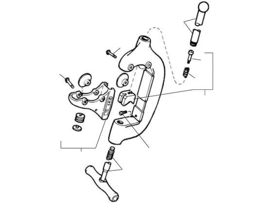 【仕様】●型番：33515●入数：1個●適合機種：3−S、4−S、6−S、44−S●品名：スクリューハンドル【備考】※メーカーの都合により、パッケージ・仕様等は予告なく変更になる場合がございます。【検索用キーワード】RIDGIDD−581−...