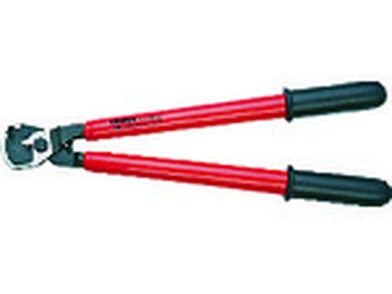 【仕様】●型番：9517-500●切断能力：銅φ27mm／アルミ150mm［［の2乗］］／AWG5／0●全長（mm）：500●1000V絶縁仕様●欧州規格EN60900適合品●オイル焼き入れ焼き戻し処理済バナジウム鋼●ワイヤーロープの切断は...