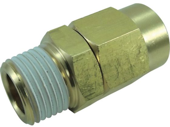 【仕様】●型番：H11-4M●接続口径D：R1／2　●適合チューブ外径×内径（mm）：16×11．0　●六角対辺（mm）H1：24　●六角対辺（mm）H2：24●使用流体：空気、水　●流体温度：−5〜60℃　●使用圧力：1MPa　●シール加...