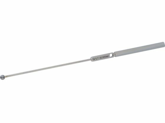 【商品説明】●アッセンブリー部品取付時に位置確認が容易に出来ます。●ステムがステンレスバネのため、曲げて測定することが可能です。【仕様】●型番：BTS-057●呼び寸法（mm）：φ5．7　●ステム径（mm）：2．3　●超硬球（mm）：φ5．...