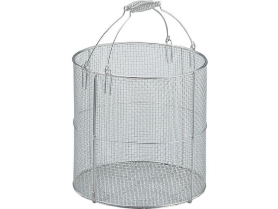 【商品説明】●さびにくく、耐久性もあります。【仕様】●型番：TSM−3030N●外形寸法（mm）外径×高さ：300×300　●有効内寸（mm）内径×深さ：290×295　●線径網（mm）：0．95　●網目：5．5●ステンレス（SUS304）...