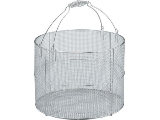 【商品説明】●さびにくく、耐久性もあります。【仕様】●型番：TSM−4030N●外形寸法（mm）外径×高さ：400×300　●有効内寸（mm）内径×深さ：390×295　●線径網（mm）：0．95　●網目：5．5●ステンレス（SUS304）...