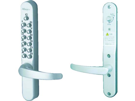 【商品説明】●雨に強く電気を使わない、記憶番号がキーの代わりをする、メカニカル機構のキーレス錠です。●扉を閉めると自動的に施錠されます。【仕様】●型番：22823-AS●入数：1個●バックセット（mm）：60 ●ケース深さ（mm）：86 ●...