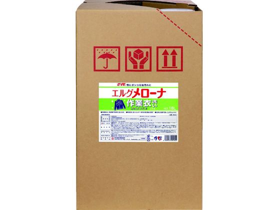 【商品説明】●作業服用の洗濯洗剤です。●濃縮タイプで少量でもガンコな油汚れをスッキリ落とします。【仕様】●型番：S-534●入数：1缶●容量（L）：18●使用量：水30L対して30〜50ml　●液の色：緑色●主成分：界面活性剤、洗浄助剤【備...