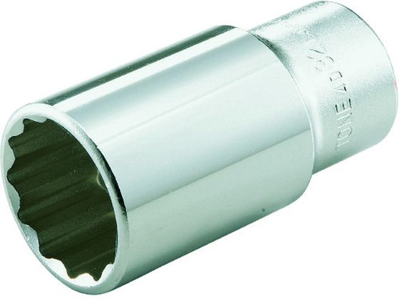 【商品説明】●ボルトが突き出したナットを回すのに最適です。●深い箇所のナットにも最適です。●12角は6角よりも、ボルト頭やナットに対して2倍差し込みやすく作業効率がアップします。【仕様】●型番：6D-32L●対辺寸法（mm）：32●差込角（...