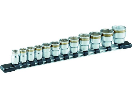 【商品説明】●ソケットの取り外しが容易なアルミタイプのソケットホルダで作業効率がアップします。●着脱作業時にボルト・ナット類の落下を防止します。●マグネット式ではないので、ソケットに鉄粉などが付着することはありません。●ボルト・ナット類の脱...