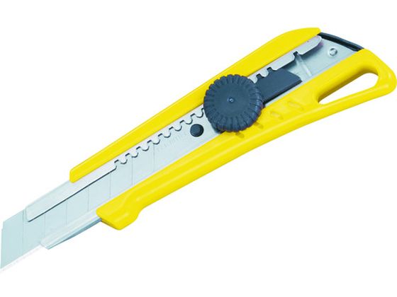 【商品説明】●強力ネジ式ロックです。●ボディ内に2枚の替刃を内蔵できます。●頑丈な0．8mm厚ブレードホルダーを採用しました。●刃が滑り出ないピッチ送り方式を採用しました。【仕様】●型番：LC521YBL●全長（mm）：150●適合替刃：C...