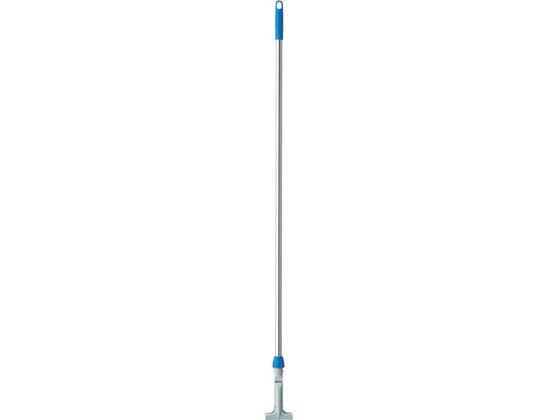 【商品説明】●床面清拭清掃用ワンタッチモップ。用途に合わせてヘッドを装着可能です。●高圧蒸気滅菌対応です。●薬品消毒対応です。【仕様】●型番：MO516-000U-MB-BL●長さ（mm）：1395　●色：青●ハンドル：ステンレスパイプ　●...
