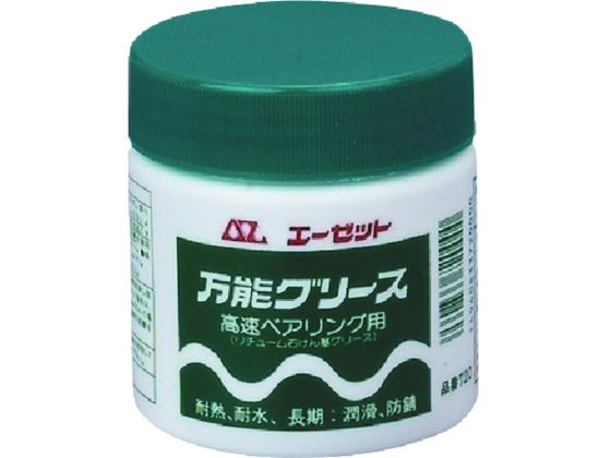 【仕様】●型番：720●ちょう度：NO．2 ●色：黄褐色 ●容量（g）：200 ●使用温度範囲（℃）：−25〜120●使用温度範囲：−25〜120℃ ●容器：缶●主成分：リチウム石けん基グリース【備考】※メーカーの都合により、パッケージ・仕...