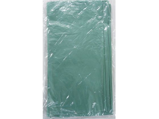 【仕様】●型番：KS-50G●入数：100枚●色：グリーン　●縦（mm）：1000　●横（mm）：1000（500）　●厚さ（mm）：0．01●高密度ポリエチレン（HDPE）●横のサイズは二つ折りにしたサイズです。【備考】※メーカーの都合に...