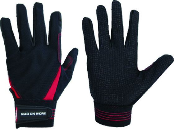 【仕様】●型番：209728●色：ブラック ●サイズ：M ●厚さ（mm）：1．3 ●全長（cm）：22．0 ●手のひら周り（cm）：20．0 ●中指長さ（cm）：8．0 ●袖口タイプ：マジック ●すべり止め：あり●ポリエステル、ポリウレタン...