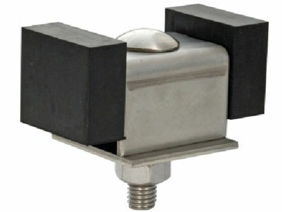 【商品説明】●車輪をゴムで受ける事で車輪の傷を防止します。【仕様】●型番：3S-CSQ●適用レール：ハンガーレール2・3・4号兼用 ●品名：ゴム付き戸当り●左右ゴム付き●ステンレス（SUS304）【備考】※メーカーの都合により、パッケージ・...