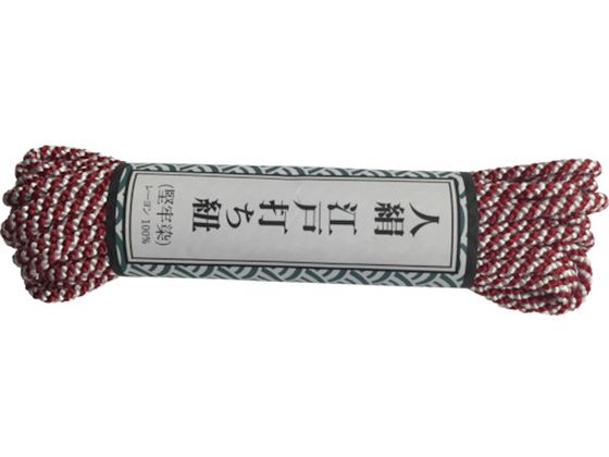 【商品説明】●色落ちを抑制する堅牢染めです。【仕様】●型番：AR-1032●色：紅白　●線径（mm）：3　●長さ（m）：5．5　●標準幅（mm）：3　●パッケージサイズ（幅×高さ×奥行）：50mm×165mm×15mm●カラーは全部で12色...