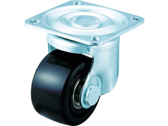 【商品説明】●取付高さを低く抑えた重荷重用キャスターです。●機器の設置などによる長時間の重荷重による車輪の変形が起きにくくなっています。【仕様】●型番：HSG-50GFB●許容荷重（daN）：300 ●許容荷重（kgf）：306 ●車輪径D...
