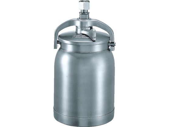 【商品説明】●フタと容器をレバーで固定するタイプです。●こぼれ防止機能付です。【仕様】●型番：PCL-10B-3●適合スプレーガン：WIDER2、WIDER2L、W−200、77　●取付ねじ：G3／8　●容量（L）：1．0●アルミダイカスト...
