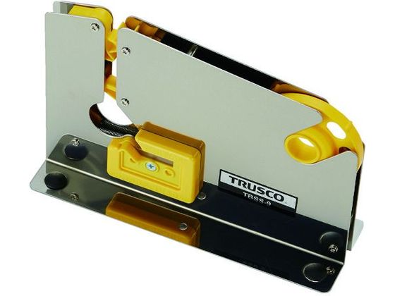 【商品説明】●回転型システムで、効率よく作業ができます。●袋のネック部分を、溝に通しシールができると同時に袋の口をきれいにカットできます。【仕様】●型番：TBSS-9●色：シルバー　●最大テープ幅（mm）：9　●幅（mm）：71　●奥行（m...