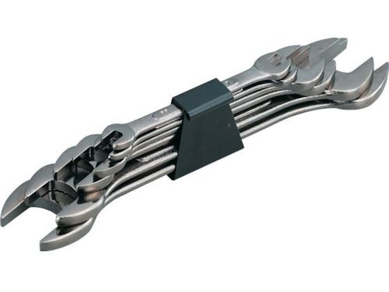 【仕様】●型番：TDS-6SB●入数：6丁●セット内容（mm）：5．5×7、8×10、11×13、12×14、17×19、22×24●セット内容（点）：6●ホルダ：鉄フック●ハンドル部表面：梨地仕上げ●クロムバナジウム鋼（Cr−V）●メタル...