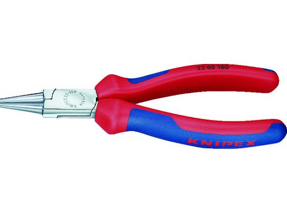 【仕様】●型番：2205-160●全長（mm）：160●落下防止用ひも取付穴：無●圧着機能：無●ハンドル：コンフォート●タイプ：ヘッド部クロームメッキ●先端部ギザなし●クロームメッキ処理●鍛造品、油焼き入れ●特殊工具鋼【備考】※メーカーの都...