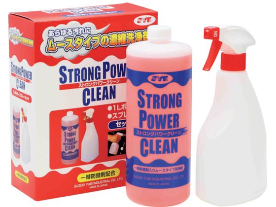 【商品説明】●ムースタイプのアルカリ性脱脂洗浄剤で、工場や事務所内の頑固な汚れを落とします。●ムース状のため汚れにしっかりと付着し、強力に洗浄できます。●ムース状になるため空気中に拡散しにくく、目や喉を刺激しません。●汚れに応じて原液〜水で...