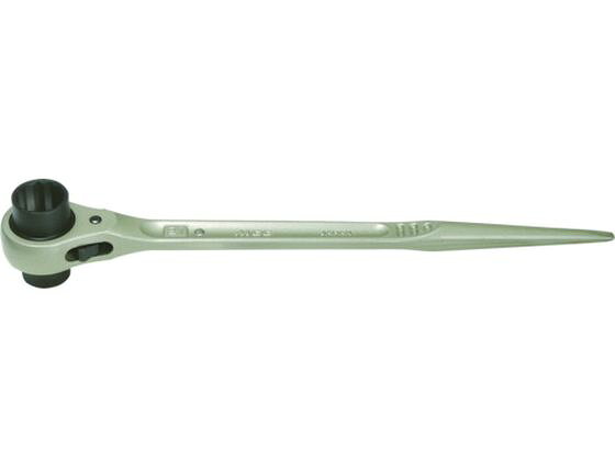 【仕様】●型番：RW-1012●対辺寸法（mm）：10×12●厚さ（mm）：36●全長（mm）：225●厚さ（mm）T1：10．6●厚さ（mm）T2：11．6●ハンドル先端は、鉄骨の穴合わせやワイヤロープの広げができます。●回転方向はワンタ...