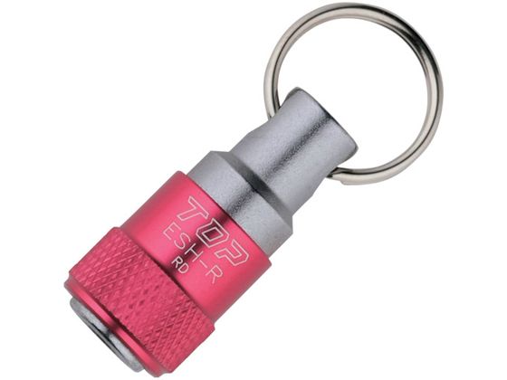 【商品説明】●6．35mm六角軸シャンクのソケットなどが携帯できる便利なホルダです。●丸穴なので、スムーズに出し入れができます。●スライド部を引き上げないと抜けない設計なので安全です。●丸穴だから、六角シャンク製品を素早く収納できます。【仕...
