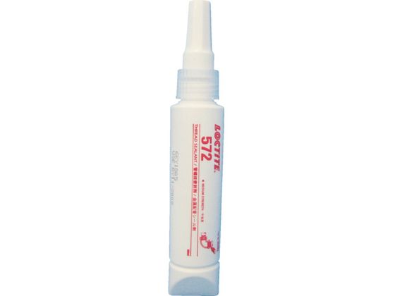 【商品説明】●1液無溶剤型嫌気性のシール剤です。【仕様】●型番：572-50●色：白 ●容量（ml）：50 ●推奨硬化促進剤：7649●使用温度範囲：−55〜150℃ ●粘度：14400〜28600mPa・s（チキソ） ●チューブ入タイプ●...