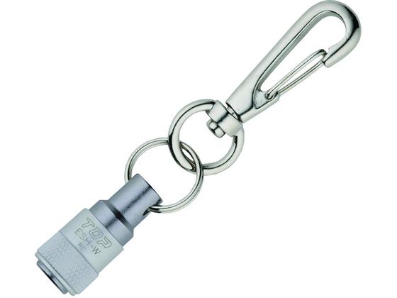 【商品説明】●6．35mm六角軸シャンクのソケットなどが携帯できる便利なホルダです。●丸穴なので、スムーズに出し入れができます。●スライド部を引き上げないと抜けない設計なので安全です。●丸穴だから、六角シャンク製品を素早く収納できます。【仕...