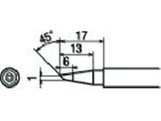 【仕様】●型番：TQ-77RT-BC●適合コテ：TQ−77、95　●こて先幅（mm）：1　●パーツ名：替えこて先●TQ−77／95用替えこて先【備考】※メーカーの都合により、パッケージ・仕様等は予告なく変更になる場合がございます。【検索用キ...