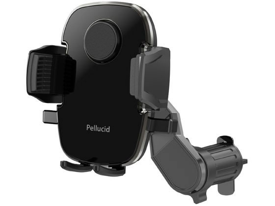 【商品説明】スマホを押し当てるだけのワンタッチホールド式スマホホルダーです。手帳型ケースにも対応。サイドレバーを少し押すだけで、スマホの取外しが可能です。スイングアームで360°回転。　見やすく、エアコンをふさがず取付け出来ます。ねじ式フッ...