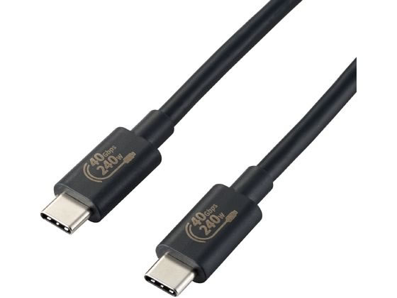 【商品説明】●USB　Type−C（TM）を搭載している機器同士を接続し、充電やデータ転送ができるUSB4ケーブルです。　●USB　Power　Delivery　EPR対応により、最大240W（48V／5A）の大電力で接続機器への給電が可能...