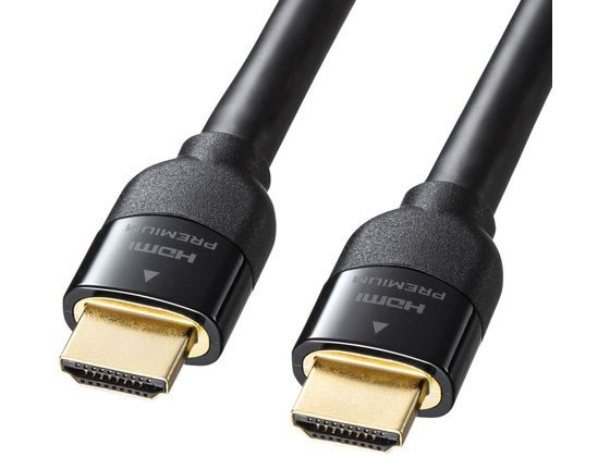 【商品説明】プレミアムHDMI認証プログラム合格のプレミアムHDMIケーブルです。4K、60P、18Gbps伝送に対応したケーブルです。4K2K（60P）に対応し、滑らかな高解像度映像を伝送することができます。明暗差を活かした立体感のある映...