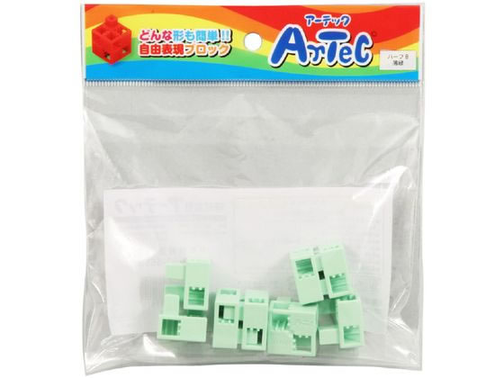 【商品説明】アーテックブロック単品パーツセット【仕様】●商品サイズ：ブロックハーフB／W20×H20×D10mm●セット内容：ブロックハーフB×8pcs●材質：ブロック／ABS●対象年齢：3歳以上【備考】※メーカーの都合により、パッケージ・...