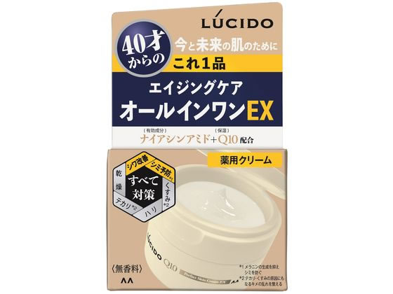 【商品説明】これ1品で年齢に伴う6つの肌悩みをすべて対策40才からのエイジングケアオールインワンEX【仕様】●内容量：90g●1品6役の薬用オールインワンクリーム（化粧水・乳液・クリーム・美容液・パック・アイクリーム）生産国：日本商品区分：...