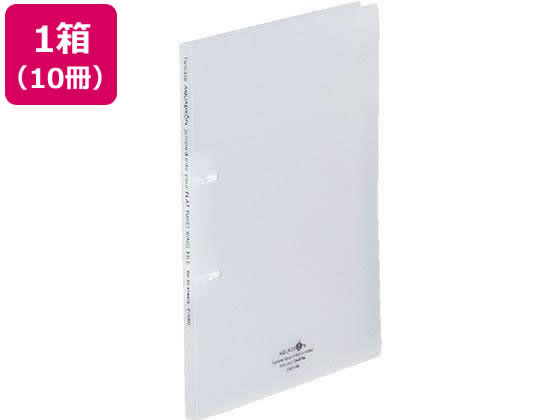 【商品説明】ピンドットエンボス入り表紙。ひねって開くだけ、片手で簡単操作。書類の閲覧がスムーズに行なえます。書類の途中の抜き差しがどのページからでも簡単にできます。【仕様】●色：乳白●サイズ：A4タテ●外寸法：縦306×横240mm●背幅：...