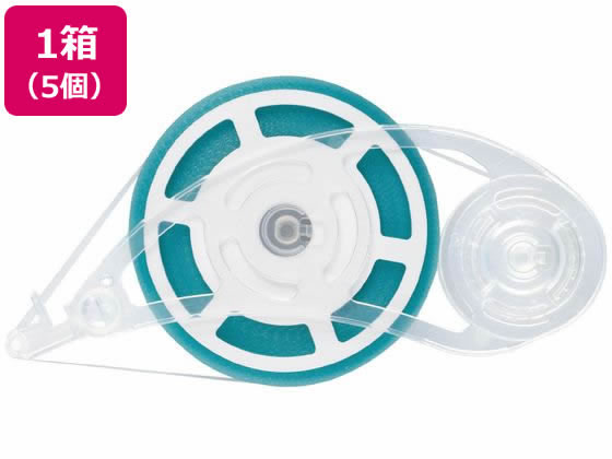 【商品説明】テープのり［ドットライナーロング50］のヘビーユーザーにお勧め、簡易包装仕様の5個セットです。【仕様】●つめ替え用●テープ寸法：幅10mm×長さ50m●強粘着・タ−DM4300−10用●ACID　FREE●再生材配合率：つめ替え...