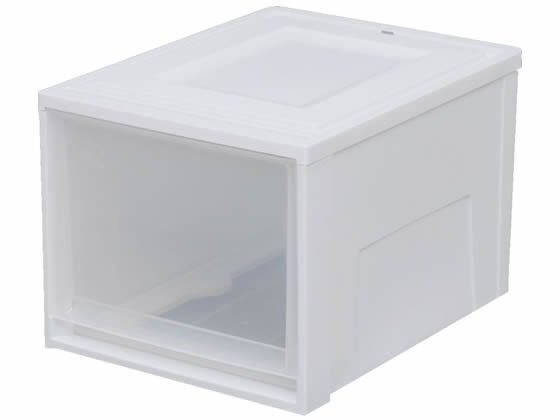 【商品説明】ワードローブやハンガーパイプなど掛ける収納にぴったりなチェストです。前倒れ防止構造となっており積み重ねても使いやすい仕様です。掛ける収納と合わせて使えるのでスペースを有効活用できます。【仕様】●商品サイズ：幅約350×奥行約45...