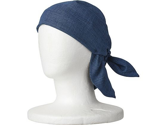 【商品説明】通気性の良い薄地のシャンブレー素材を使用したおしゃれなバンダナキャップ。髪が全部収まるように設計され、簡単に着脱できる仕様。【仕様】●素材：シャンブレー（ポリエステル100％）【備考】※メーカーの都合により、パッケージ・仕様等は...