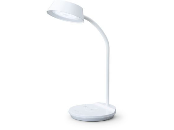 【商品説明】Qi※ワイヤレス充電機能搭載のLEDデスクライトです。※Qiとは・・・WPC（非接触充電規格の策定、普及を目的として設立された団体）が策定したワイヤレス給電の国際標準規格。勉強やテレワークの際に、スマホを置くだけで簡単に充電でき...