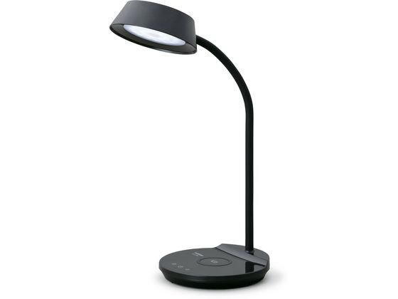 【商品説明】Qi※ワイヤレス充電機能搭載のLEDデスクライトです。※Qiとは・・・WPC（非接触充電規格の策定、普及を目的として設立された団体）が策定したワイヤレス給電の国際標準規格。勉強やテレワークの際に、スマホを置くだけで簡単に充電でき...