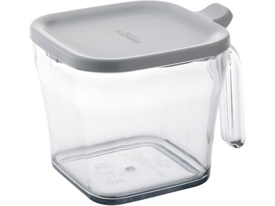 【商品説明】ポットには小さじ1杯分のスプーンが付いており、ポットの口に収納できるので手を汚さずに使用できます。【仕様】●外寸1：幅112mm●外寸2：奥行145mm●外寸3：高さ106mm●重量：160g●容量：720ml●材質1：蓋・スプ...