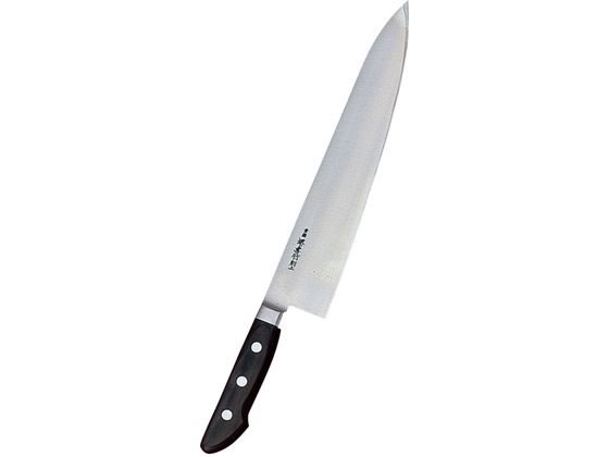 【商品説明】日本鋼を使用し、最もポピュラーな包丁です。【仕様】●外寸：370mm●重量：240g●厚み：背2．1mm●材質：日本鋼●刃渡り：24cm●両刃●両刃【備考】※メーカーの都合により、パッケージ・仕様等は予告なく変更になる場合がござ...