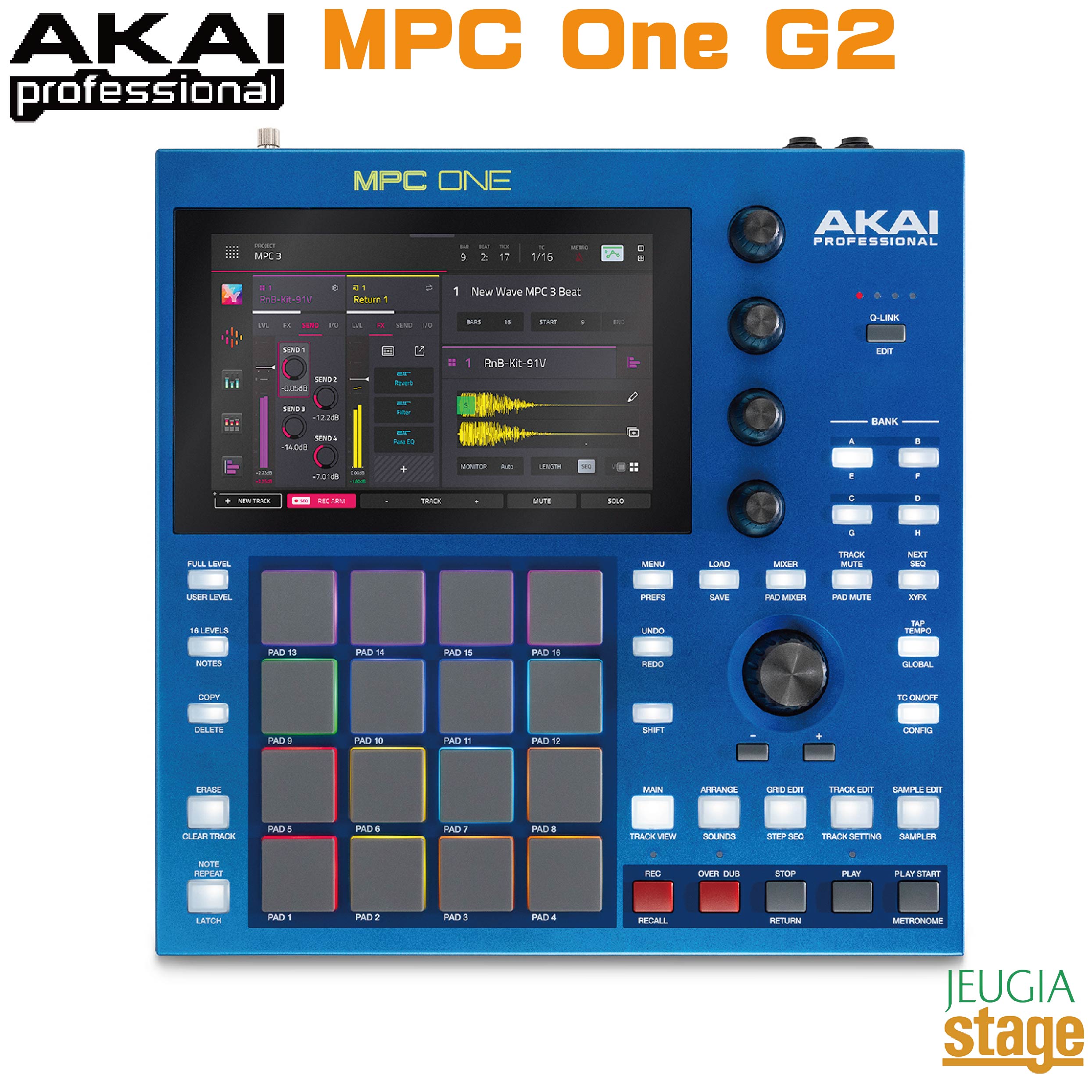 MPC One G2 特徴 MPC One G2は、コンパクトでありながら高性能なデスクトップ型フォームで、クラシックなMPC体験を求めるビートメイカーやプロデューサーのために設計された次世代スタンドアローンMusic Production...