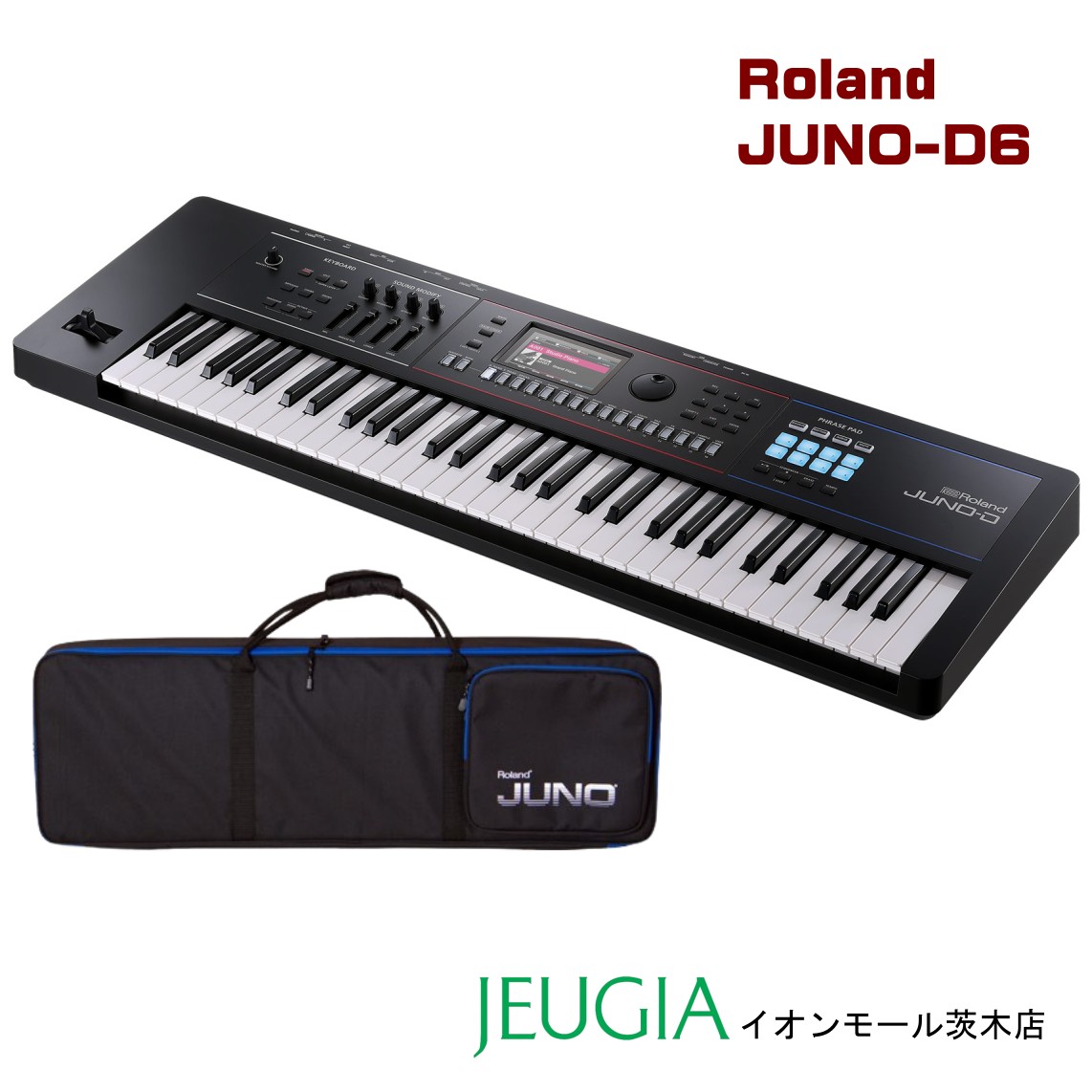 ■ライブ・シンセサイザーの定番 JUNO-Dは、ライブ・ミュージシャンや気鋭のクリエイターに最適なシンセサイザーです。 軽量なボディにプログレードのRolandサウンドと直感的なパネル・レイアウトを備え、操作も簡単です。バンドでの演奏はもち...