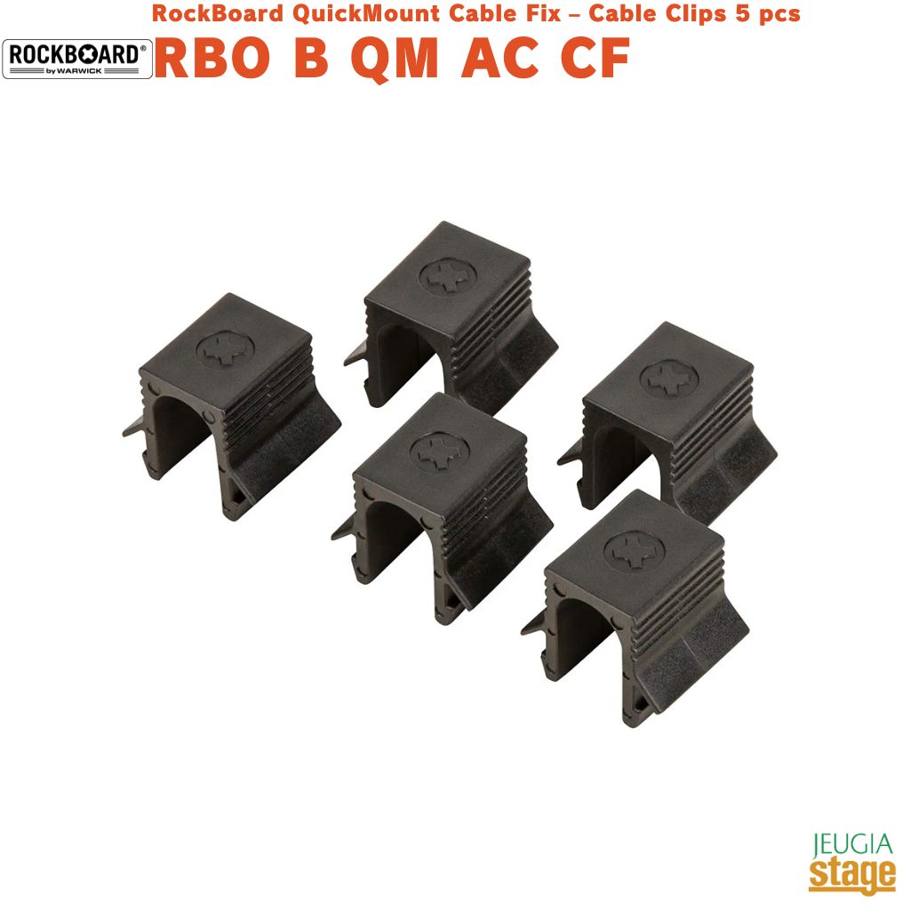RockBoard QuickMount Cable Fix - Cable Clips 5 pcs RockBoard QuickMount CableFixは、パッチケーブル、シグナルケーブル、電源ケーブルをまとめて固定できるように設計...