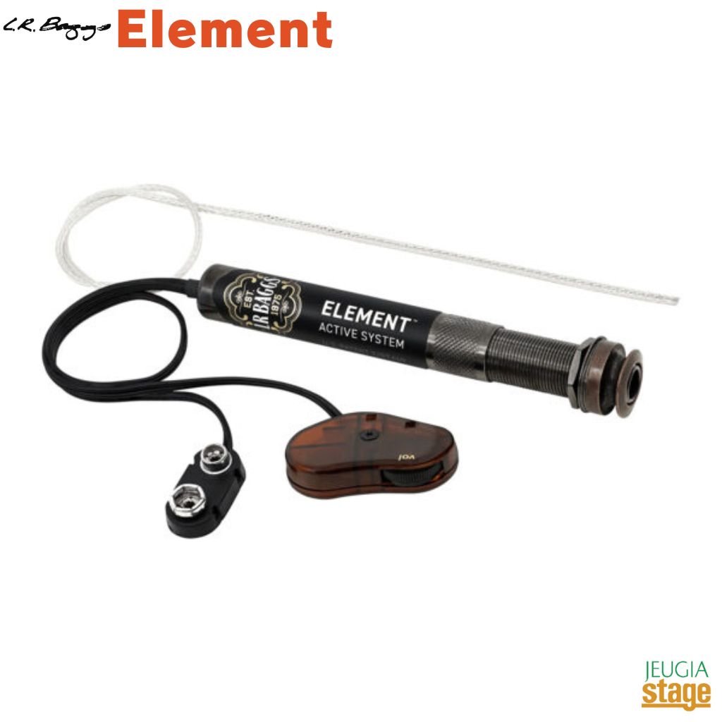 L.R.Baggs Element バンドの中でも埋もれない存在感 典型的なアンダーサドルタイプのピックアップは弦の圧力に依存したサウンドになりますが、このElementは、サウンドボードの実際の動きをリアルタイムに反映するように設計されて...