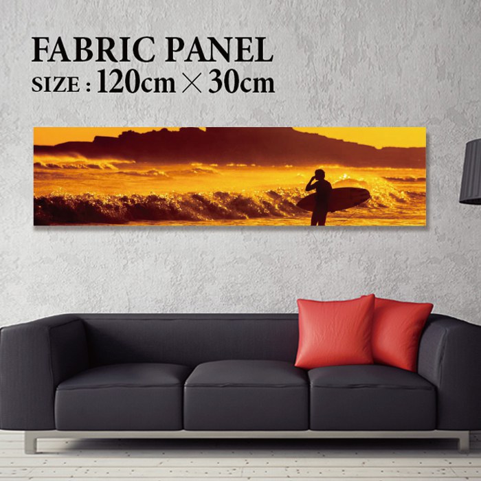 ※必ずご確認下さい。商品種類ファブリックパネル商品サイズLサイズ (120cm × 30cm)付属品・簡易説明書・パネル用金具プレート2枚（ネジ付き）・吊り糸商品説明木枠の上にデザインが印刷された生地を貼り付けたオシャレなファブリックパネル...
