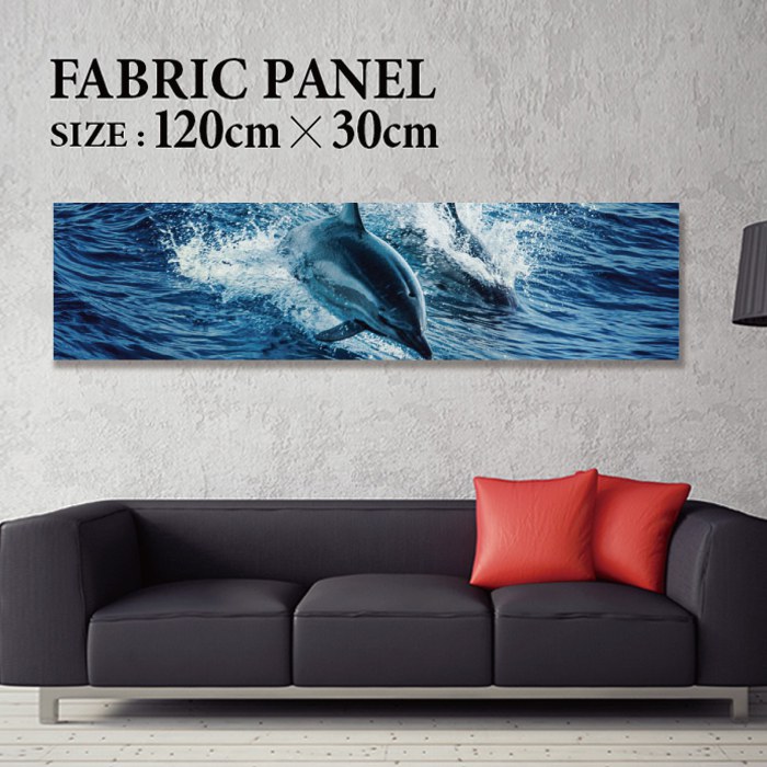 ※必ずご確認下さい。商品種類ファブリックパネル商品サイズLサイズ (120cm × 30cm)付属品・簡易説明書・パネル用金具プレート2枚（ネジ付き）・吊り糸商品説明木枠の上にデザインが印刷された生地を貼り付けたオシャレなファブリックパネル...